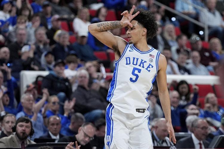 Duke's Tyrese Proctor was wrestling with his 3-point shot before March ...