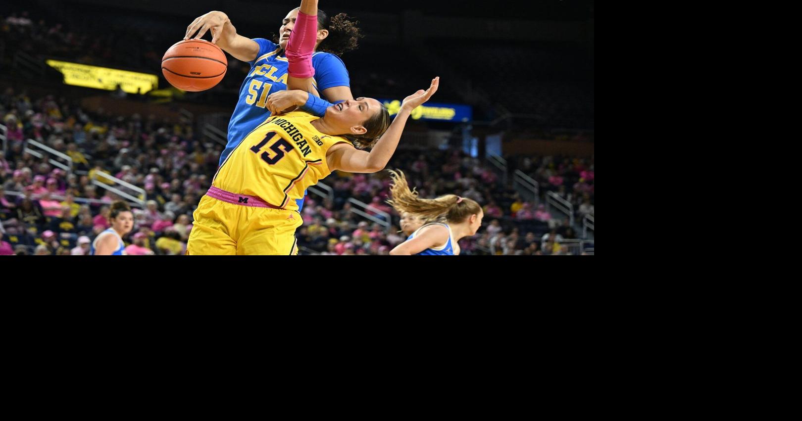 Lauren Betts leads No. 2 UCLA to 69-66 win over No. 8 Michigan, takes 2 ...