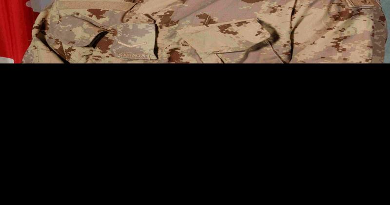 Canadian troops mourn fallen comrade