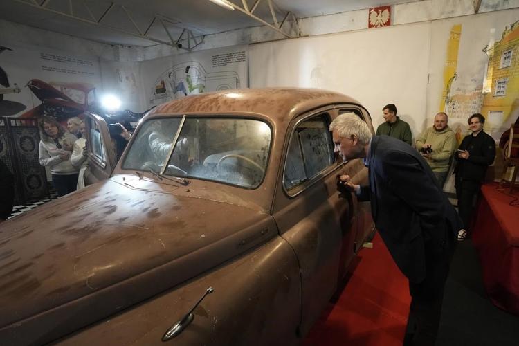 The first car made during Soviet era in Poland goes on display 73 years ...