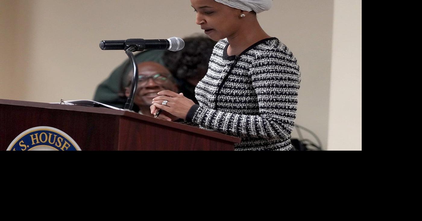 Man arrested after spraying unknown substance on Rep. Ilhan Omar at ...