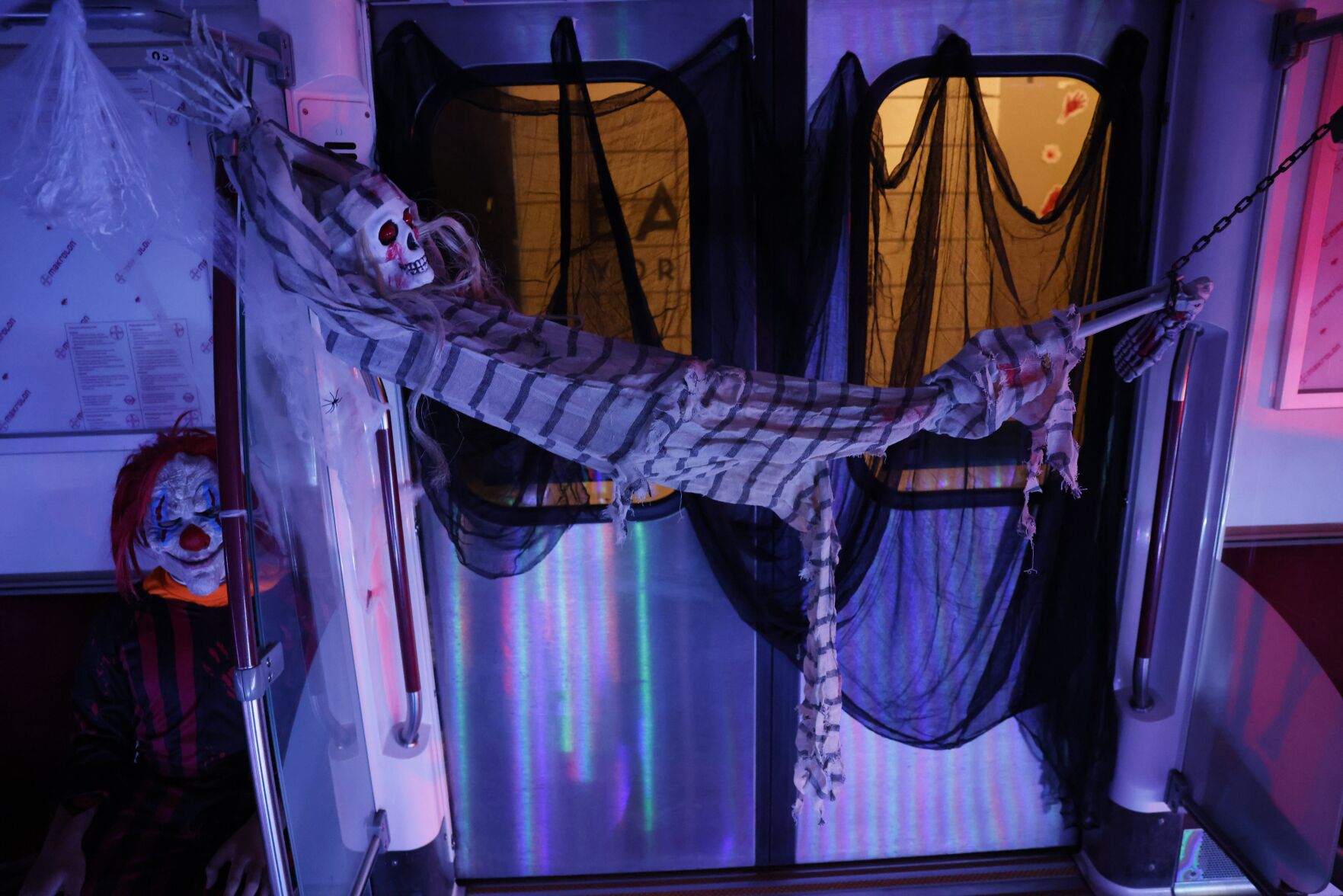 Toronto’s ‘spookiest train’ arrives at Bay Lower Station