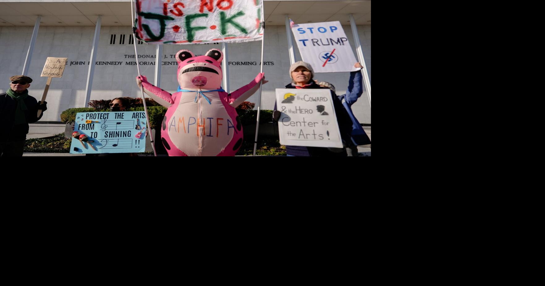 Trump desecrates the Kennedy Center
