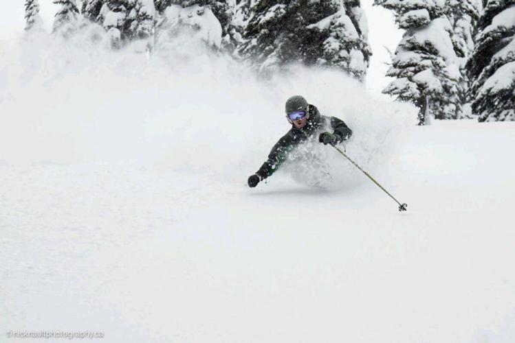 How to ski powder