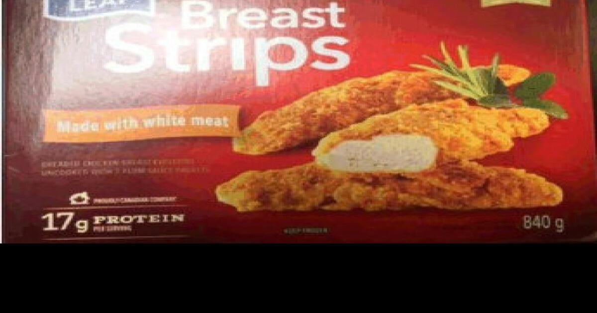 Maple Leaf breaded chicken products recalled over toxin risk
