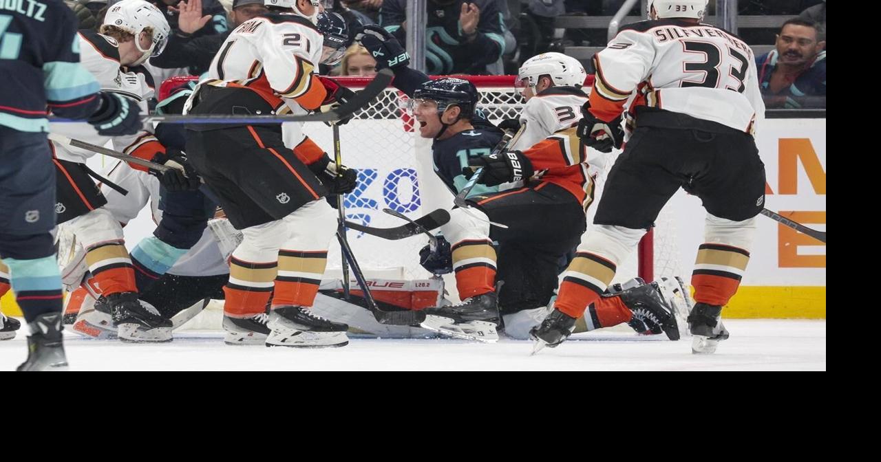 Seattle scores 3 goals in 3rd period to pull away for 4-2 win over Anaheim