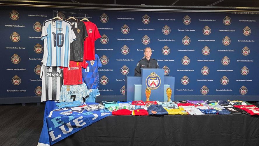 Toronto police seize more than $3.5M worth of fake jerseys