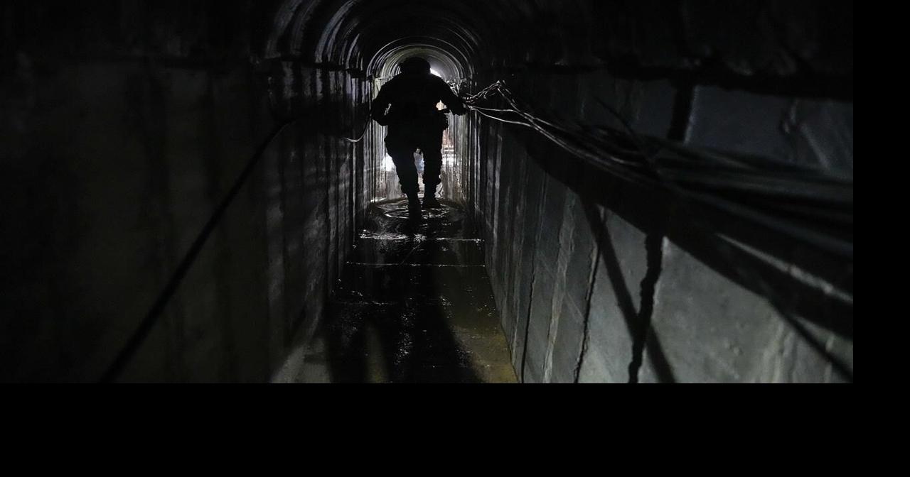 Israel unveils tunnels underneath Gaza City headquarters of UN agency ...