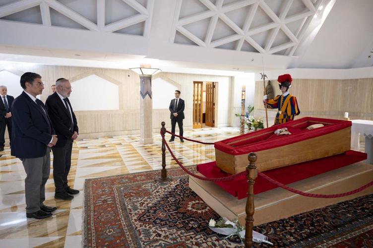 The Latest: Pope Francis lies in state at St. Peter's Basilica