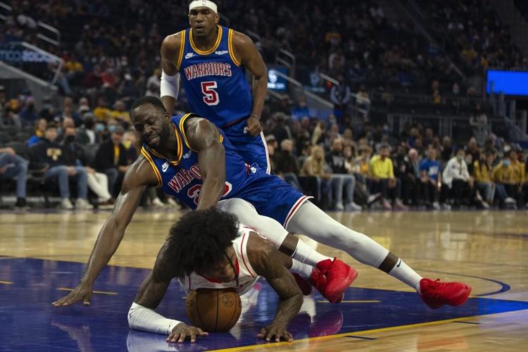 Poole has 25 points, NBA-leading Warriors beat Rockets