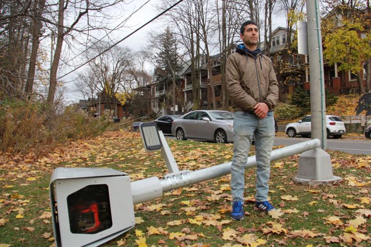 Who keeps cutting down the Parkside Drive speed camera? Our man on the ...