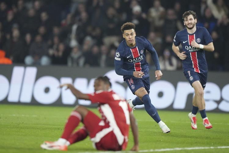 PSG winger Barcola has raised his game since Kvaratskhelia's arrival