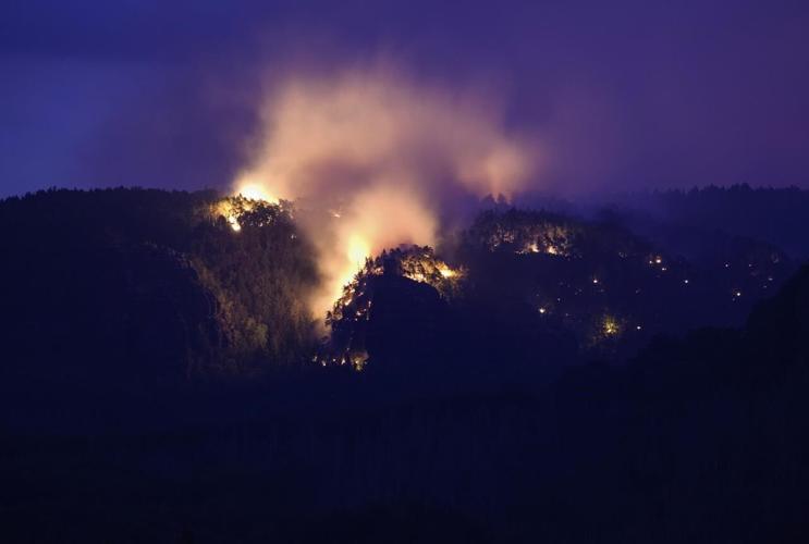 Wildfires in Germany, Czechia threatening tourist region