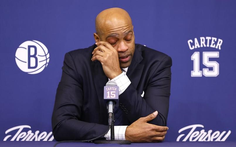 Nets retire Hall of Famer Vince Carter's No. 15 jersey