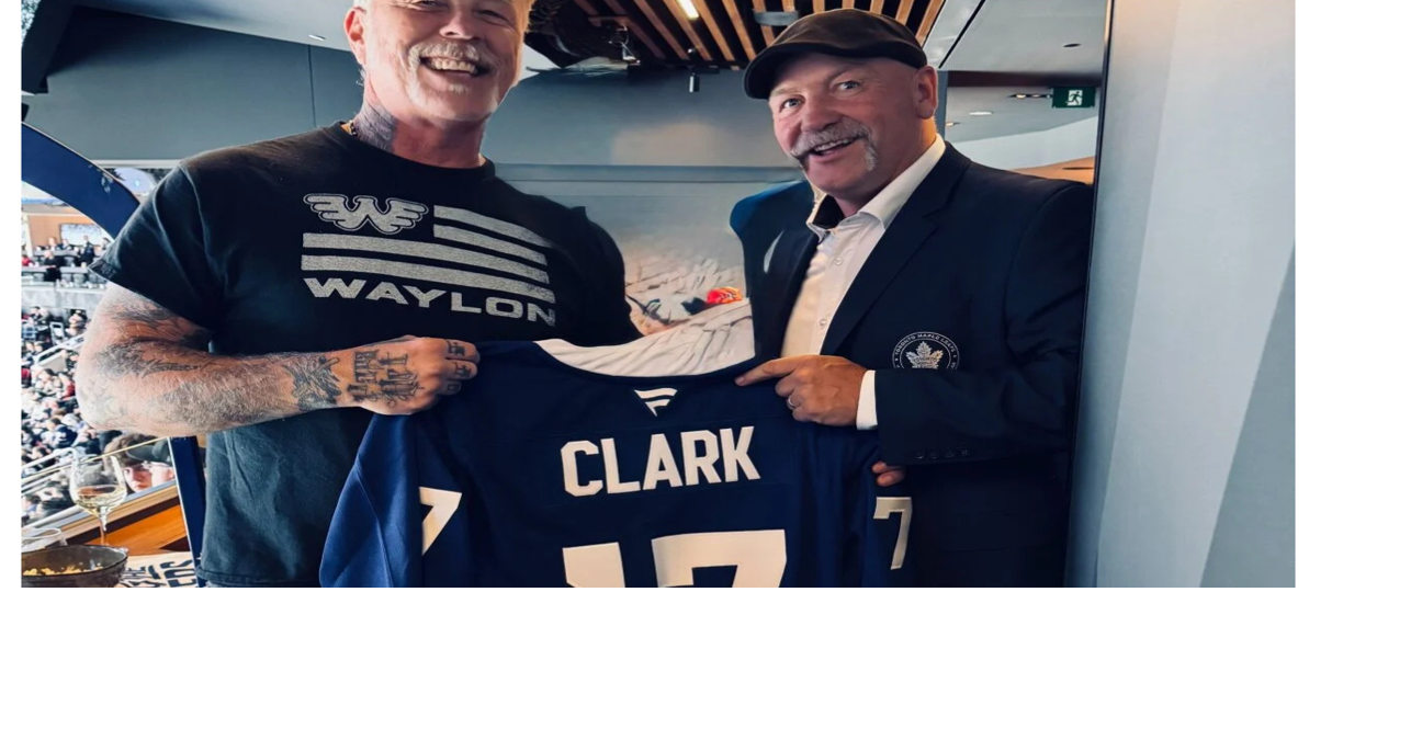 Metallica, WWE celebrities spotted at Leafs-Senators game