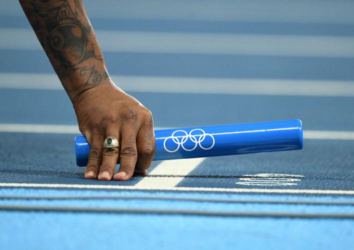 In the chaos of the 4x100 relays, even the best can be beaten by the baton