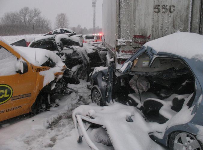 Three in critical condition after giant pileup shuts down Highway 401 ...