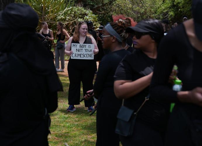South African women stage lie-down protest against gender-based ...