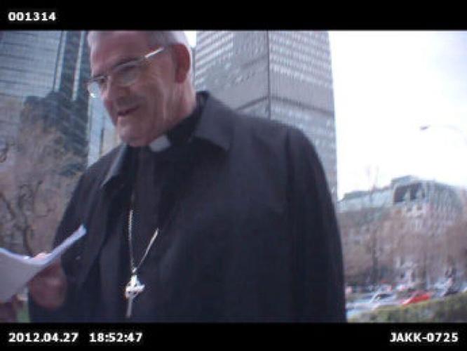 PHOTOS: Bishop served with lawsuit papers