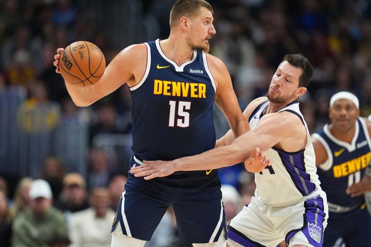 Jokic scores season-high 34 points to lead the Nuggets past the Kings ...