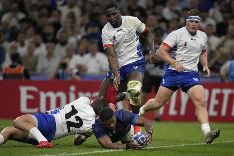 Dupont's facial injury scars France's 14-try romp against Namibia at ...