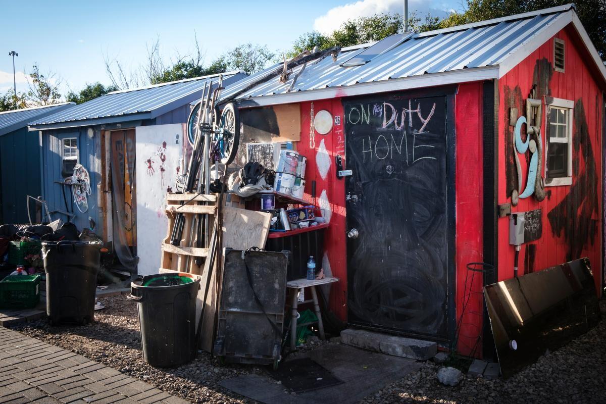 A Better Tent City, Kitchener: cabins for homeless people