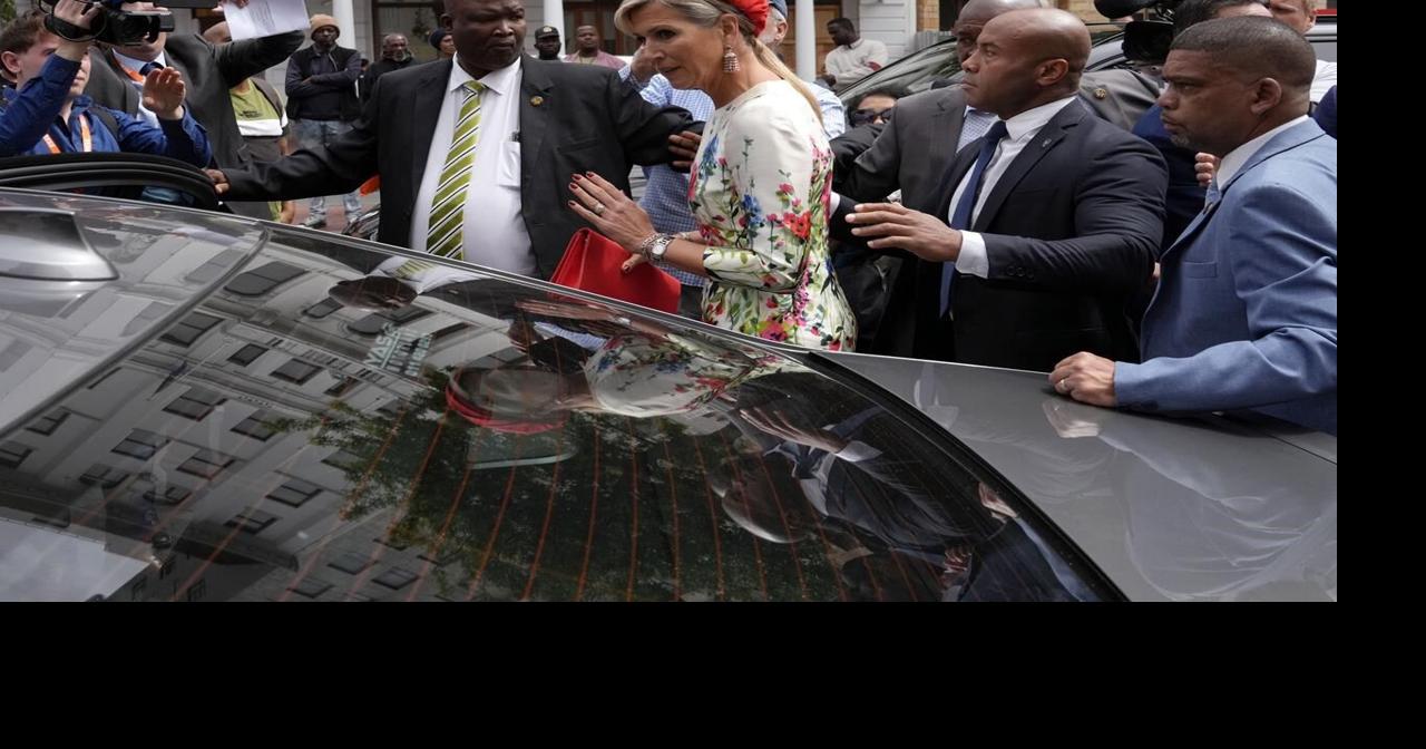 Dutch king and queen are confronted by angry protesters on visit to a ...