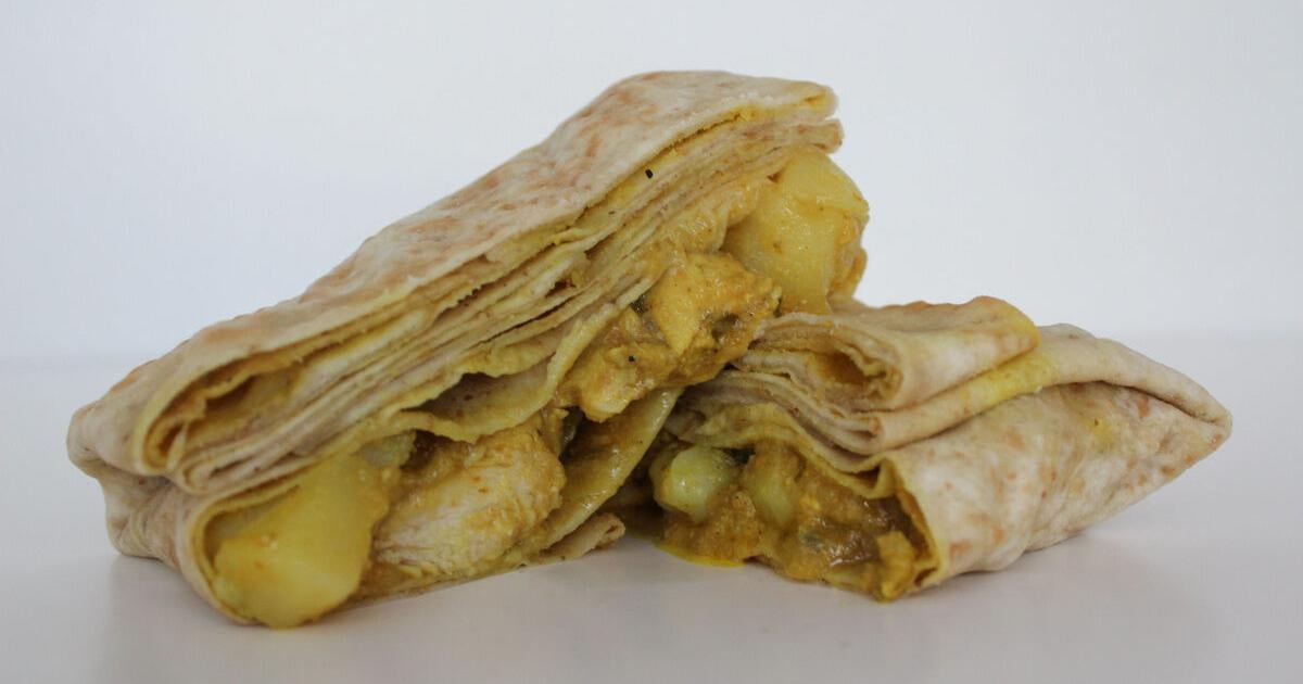 Island Foods’s Boneless chicken roti: The Dish