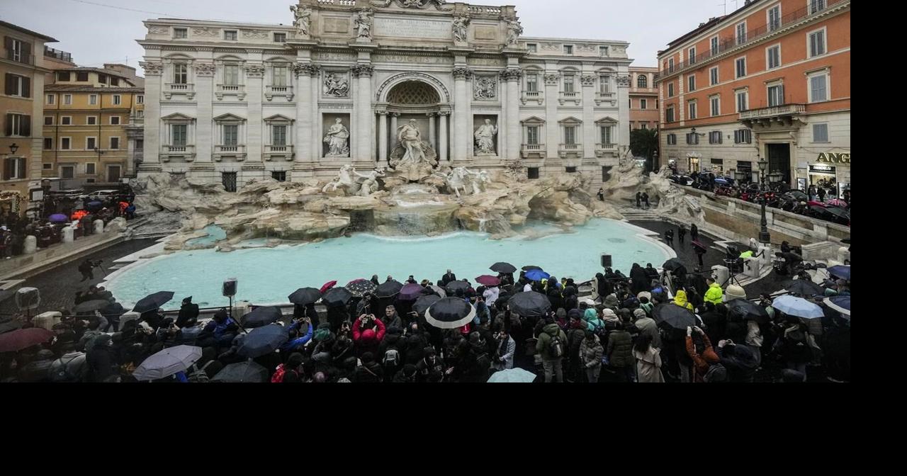 Rome’s iconic Trevi Fountain reopens after renovations