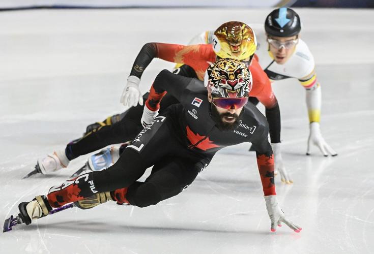 Canada's Steven Dubois wins 500-metre gold at world short track ...
