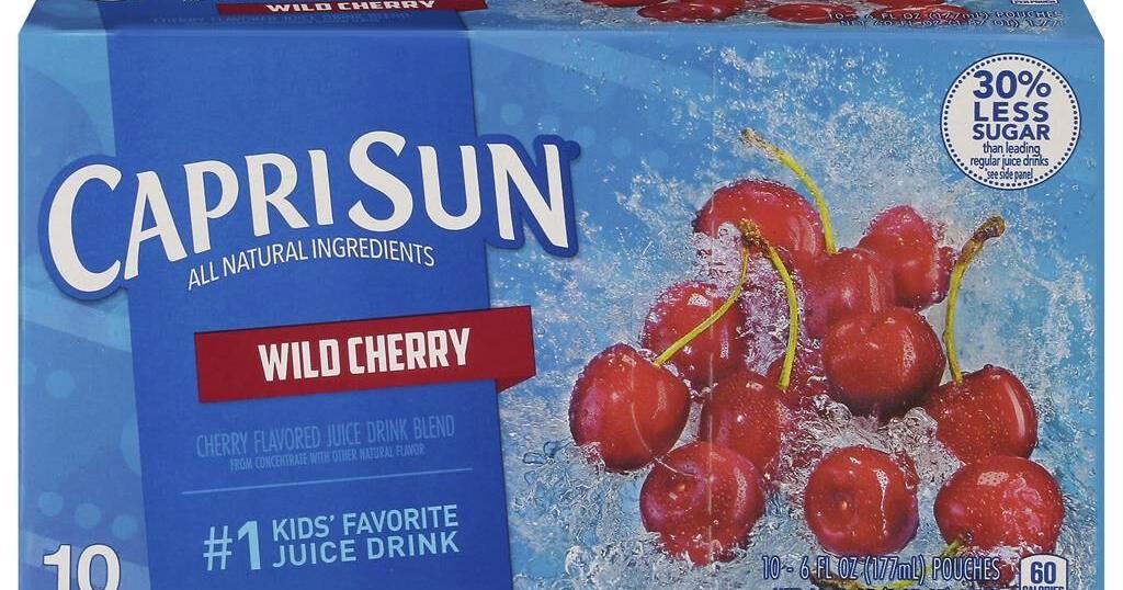 Kraft Heinz recalling contaminated Capri Sun juice pouches