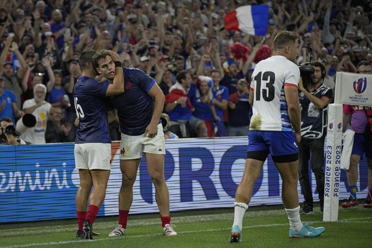 Dupont's facial injury scars France's 14-try romp against Namibia at ...