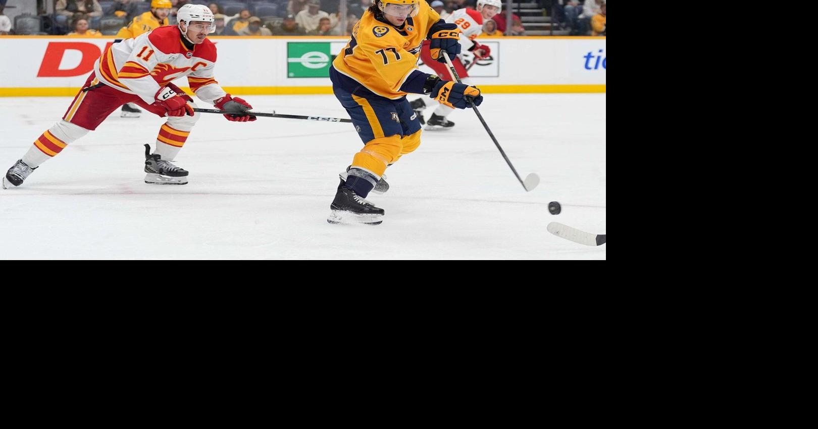 NHL roundup: Bunting nets three points as Predators pounce on Flames 4-2