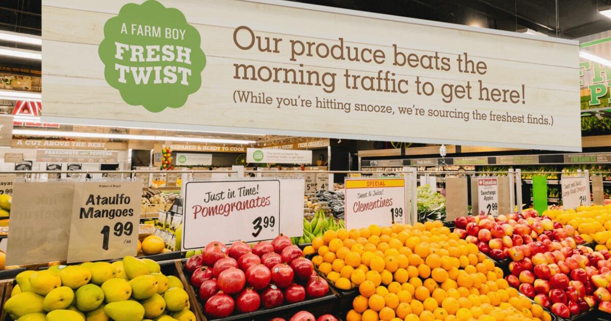 Farm Boy offers a fresh twist on groceries emphasizing locally sourced ...