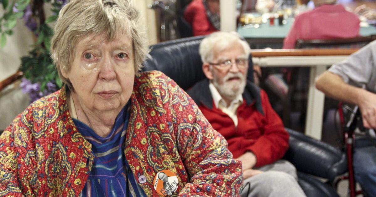 Former MP Dan Heap has settled into a new home, but without wife Alice