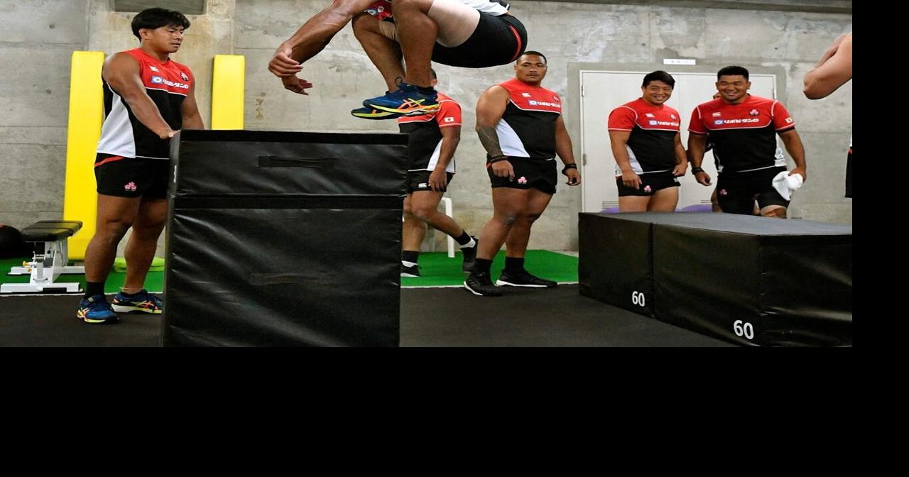 As Japan braces for typhoon, rugby squad trains in the rain