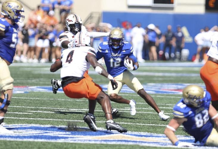 Alan Bowman's 5 TD passes lead No. 13 Oklahoma St. past Tulsa, 45-10