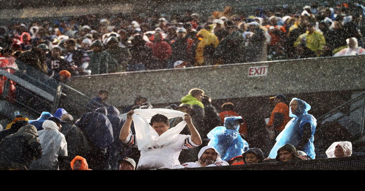 NFL: Bears top Ravens in OT after two-hour rain delay