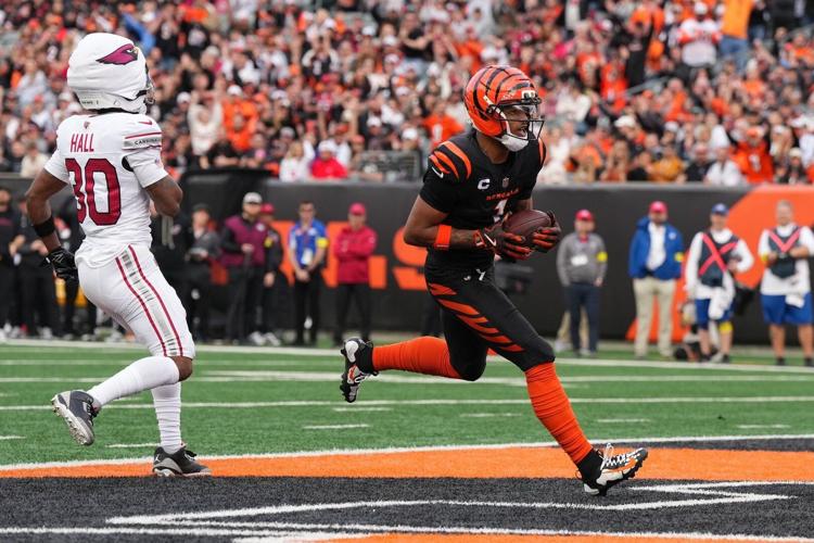 Ja'Marr Chase has two TD catches as Bengals breeze past Cardinals 37-14