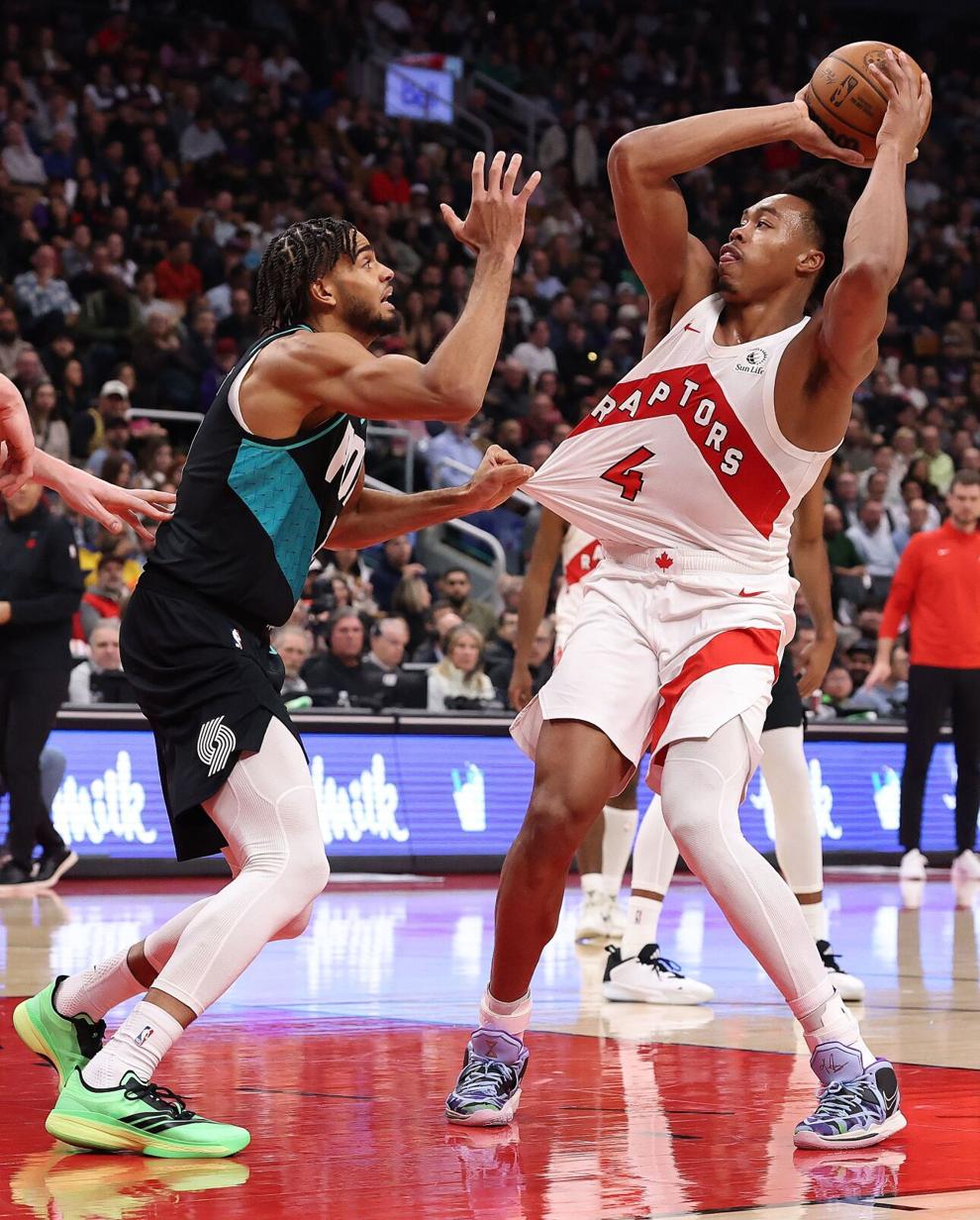 Raptors-Blazers score, analysis: Toronto can grin without Barrett