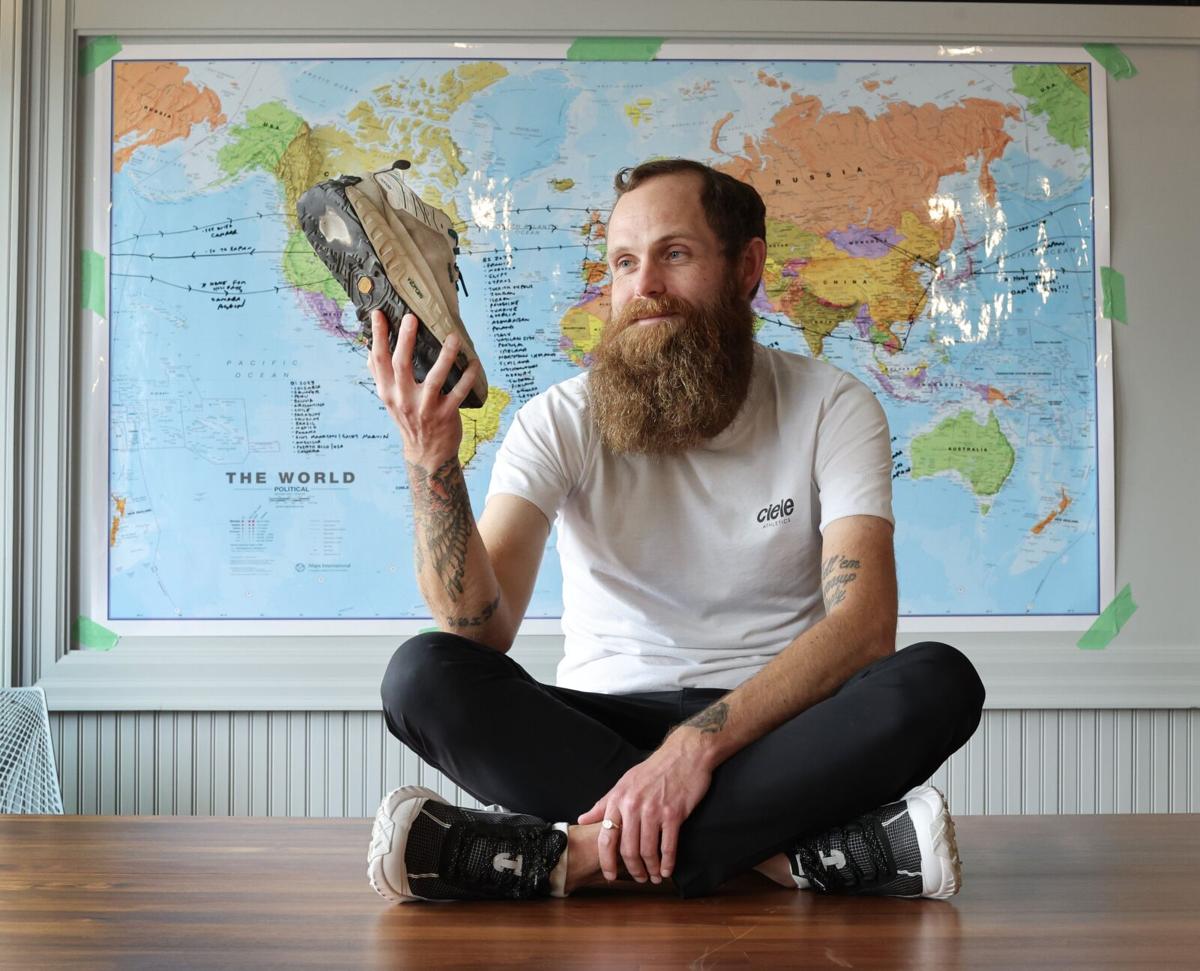 Ben Pobjoy did 242 marathons around the world for a year