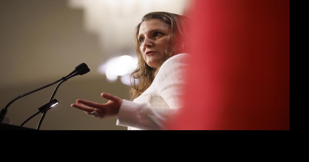 Deputy Prime Minister Chrystia Freeland says Albertans kind, welcoming, as RCMP investigate ...