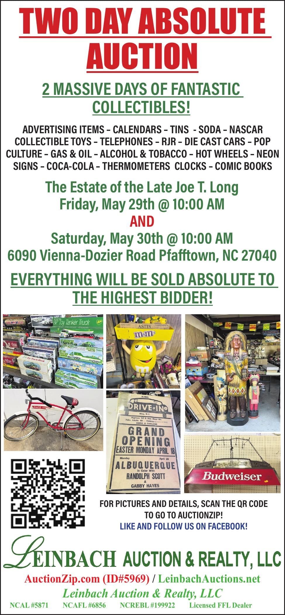 Absolute Auction 2 day sale | Auction Sales | thestokesnews.com