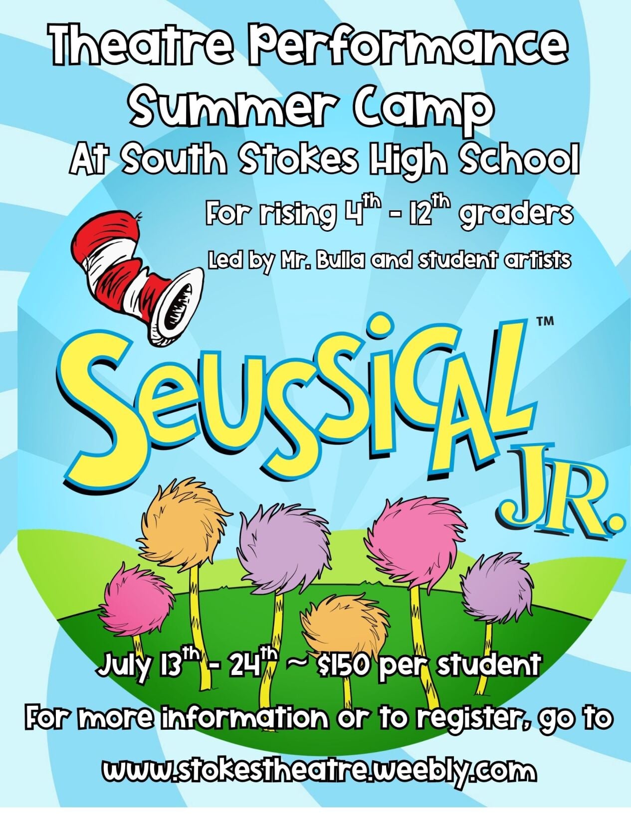 South Stokes High School Theatre to host Seussical the Musical Jr ...