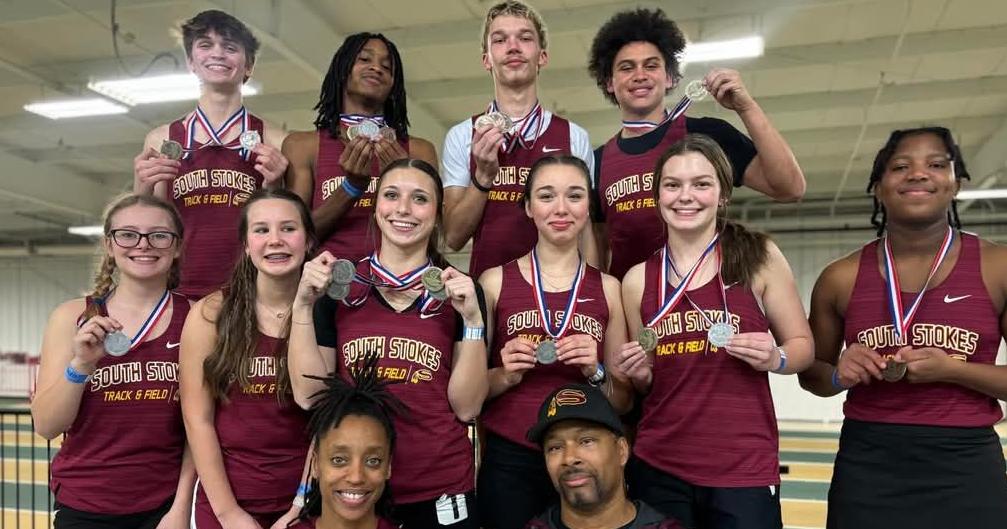 North, South Stokes compete at the Northwest 1A Indoor Track Conference ...