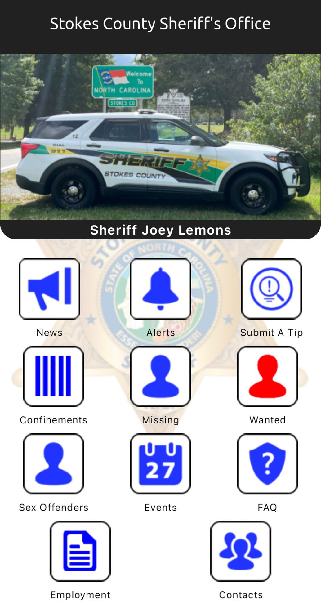 Stokes County Sheriff's Office launches public safety app | News ...