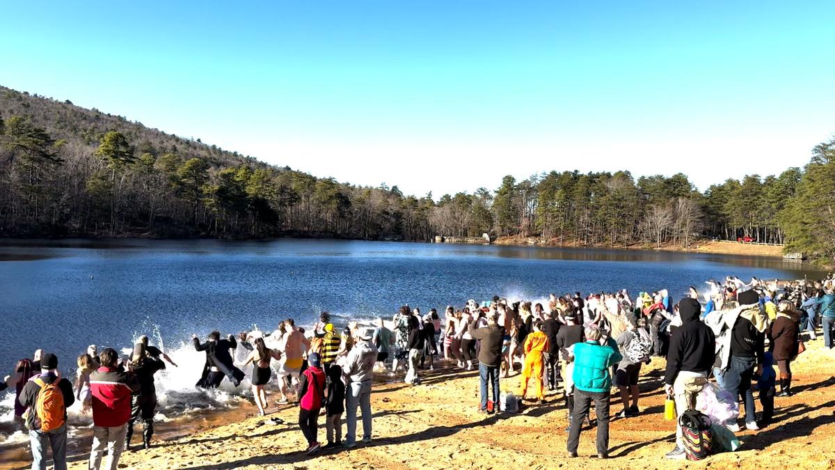 'Stokes County baptism': Arts Council hosts 11th Annual Polar Plunge at ...