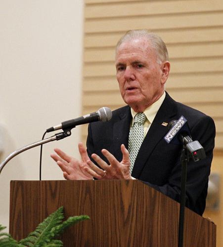 Former Boston Mayor Ray Flynn speaks at LaSalette Shrine forum in ...
