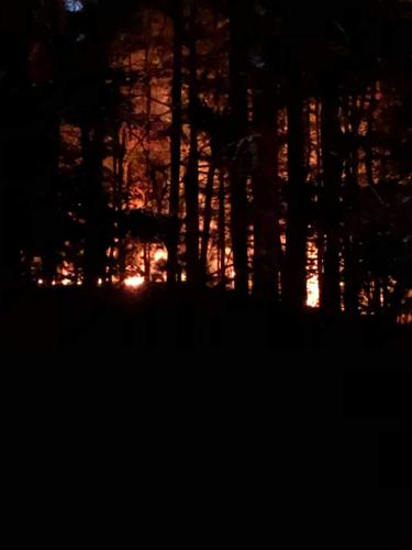 Firefighters douse 1-acre brush fires deep in woods in Foxboro | Local ...