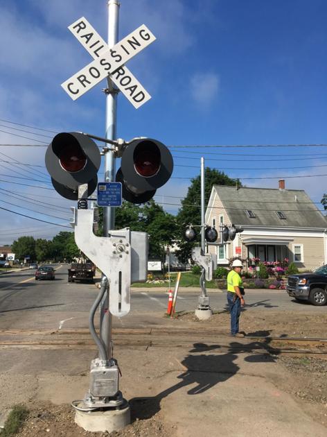 Warning signals, gate installations nearly complete at two railroad ...